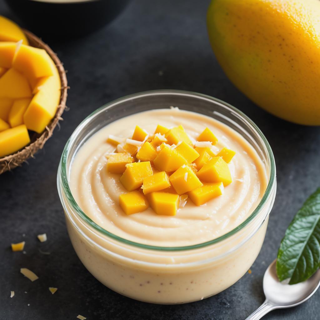 Mango-Coconut Pudding - The Filipina Kitchen