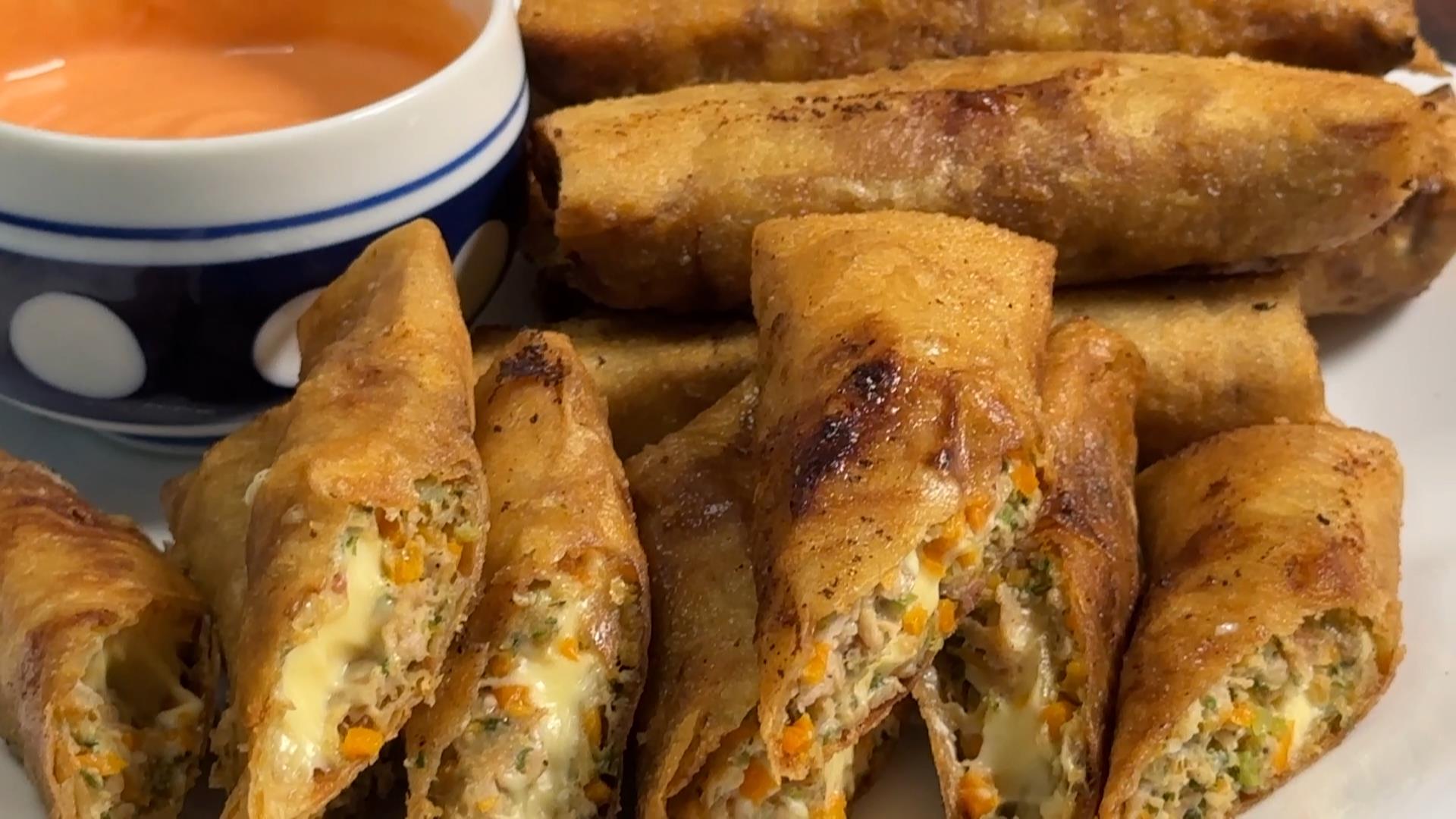 Cheesy Lumpiang Shanghai - Natural Weight Loss Recipes